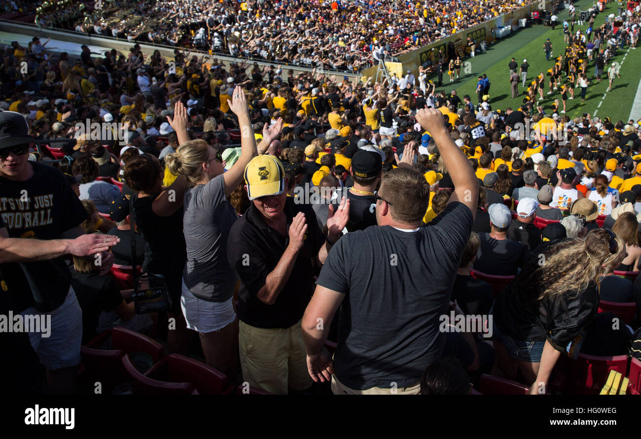 Florida, USA. 2nd Jan, 2017. LOREN ELLIOTT | Times .Iowa Hawkeyes fans ...