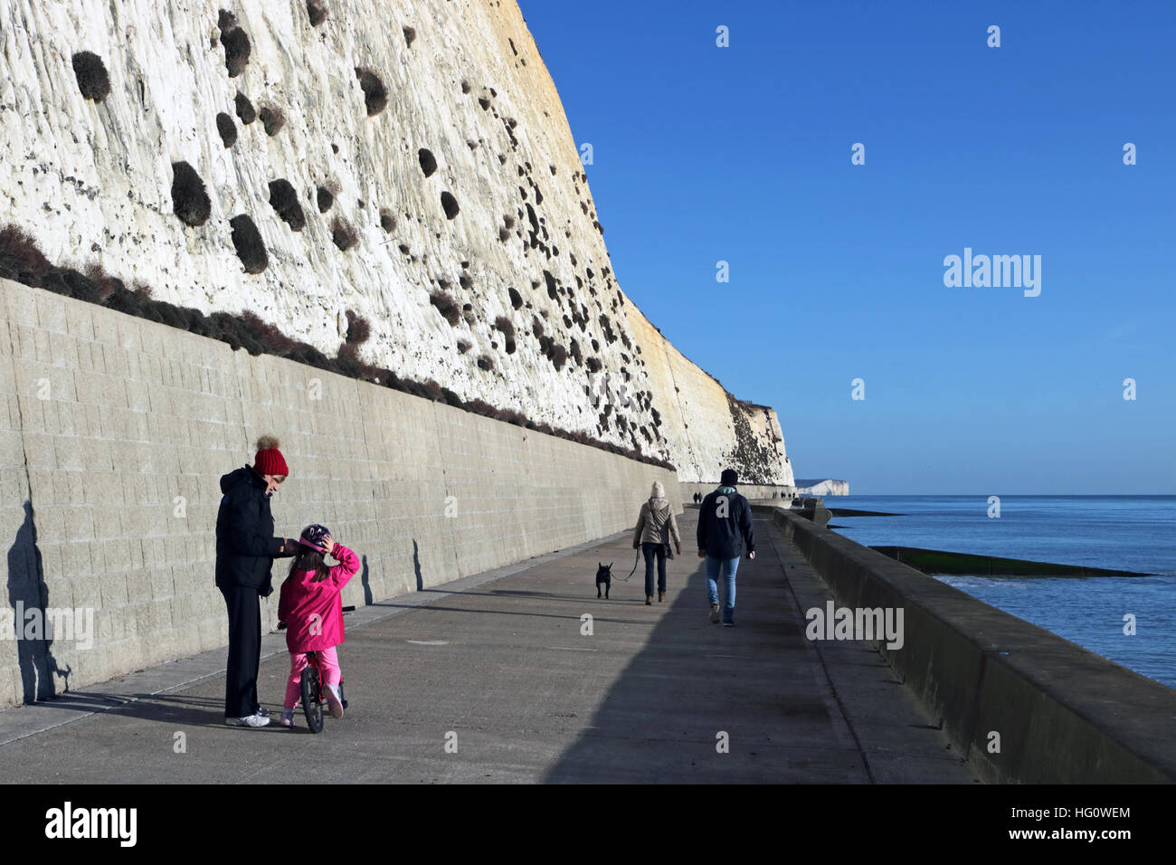Undercliff walk hi-res stock photography and images - Alamy