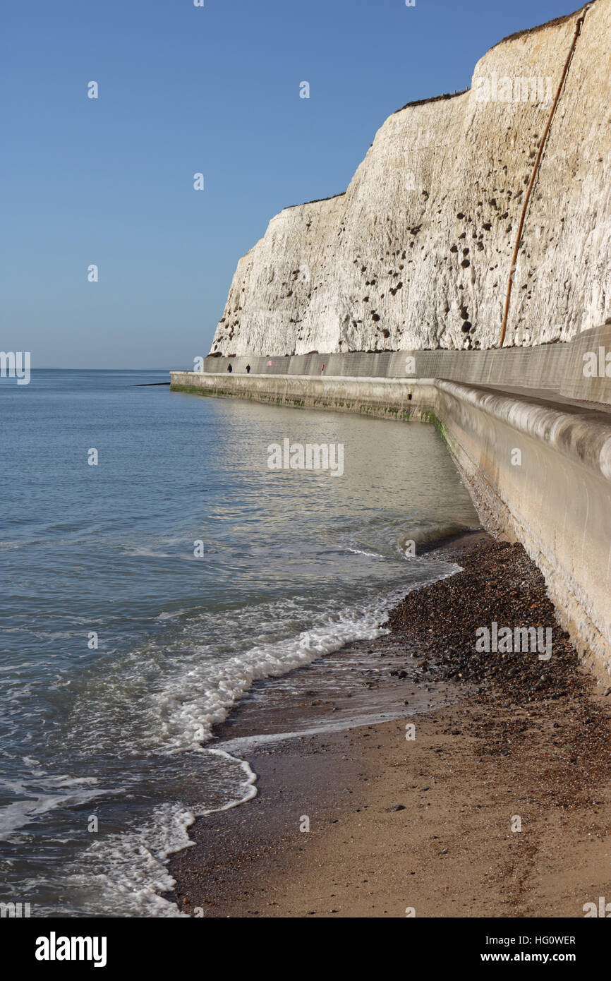 Peacehaven, East Sussex, UK. 2nd January 2017. The under cliff walk at ...