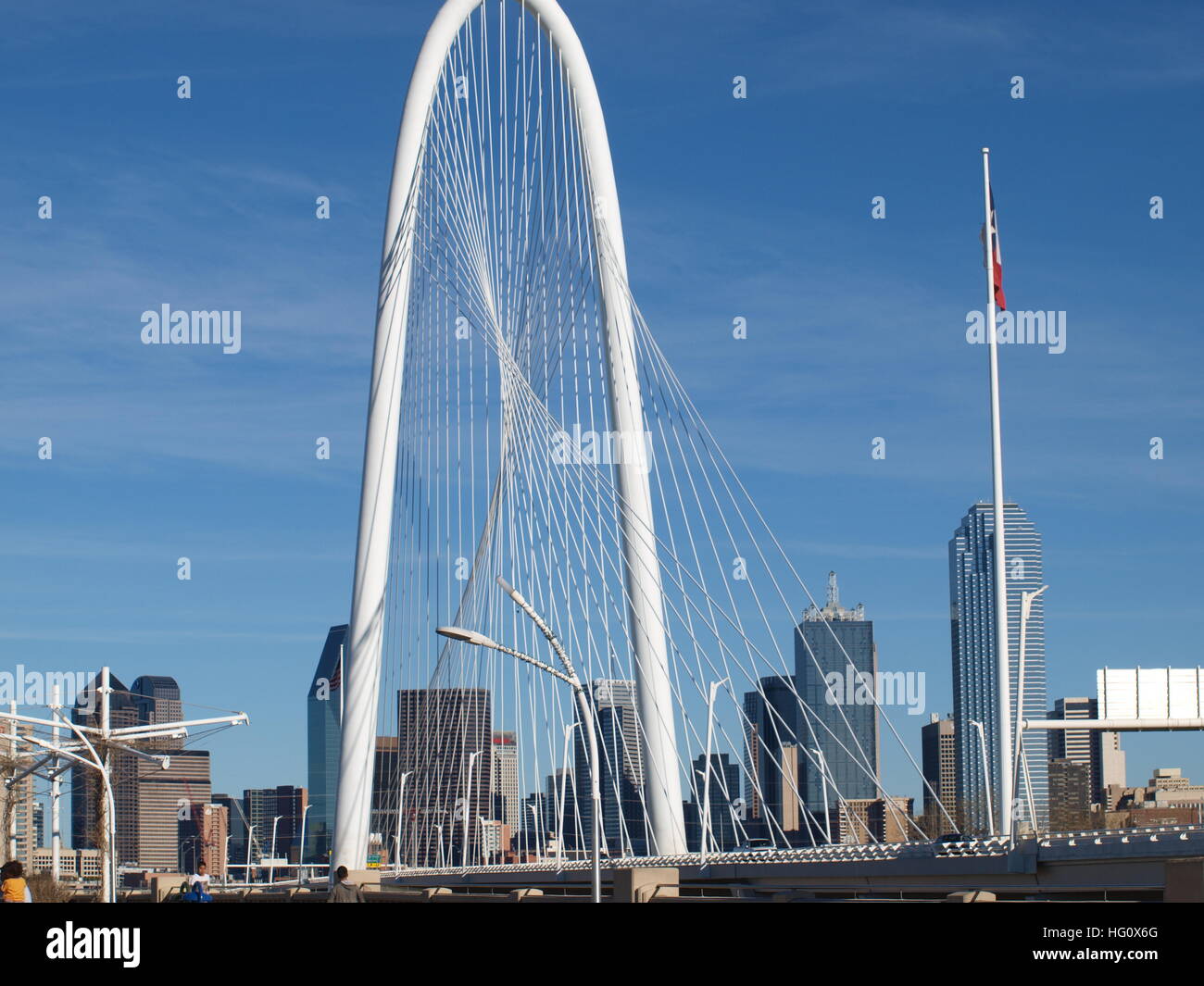 Ron Kirk Bridge Park Stock Photo - Alamy
