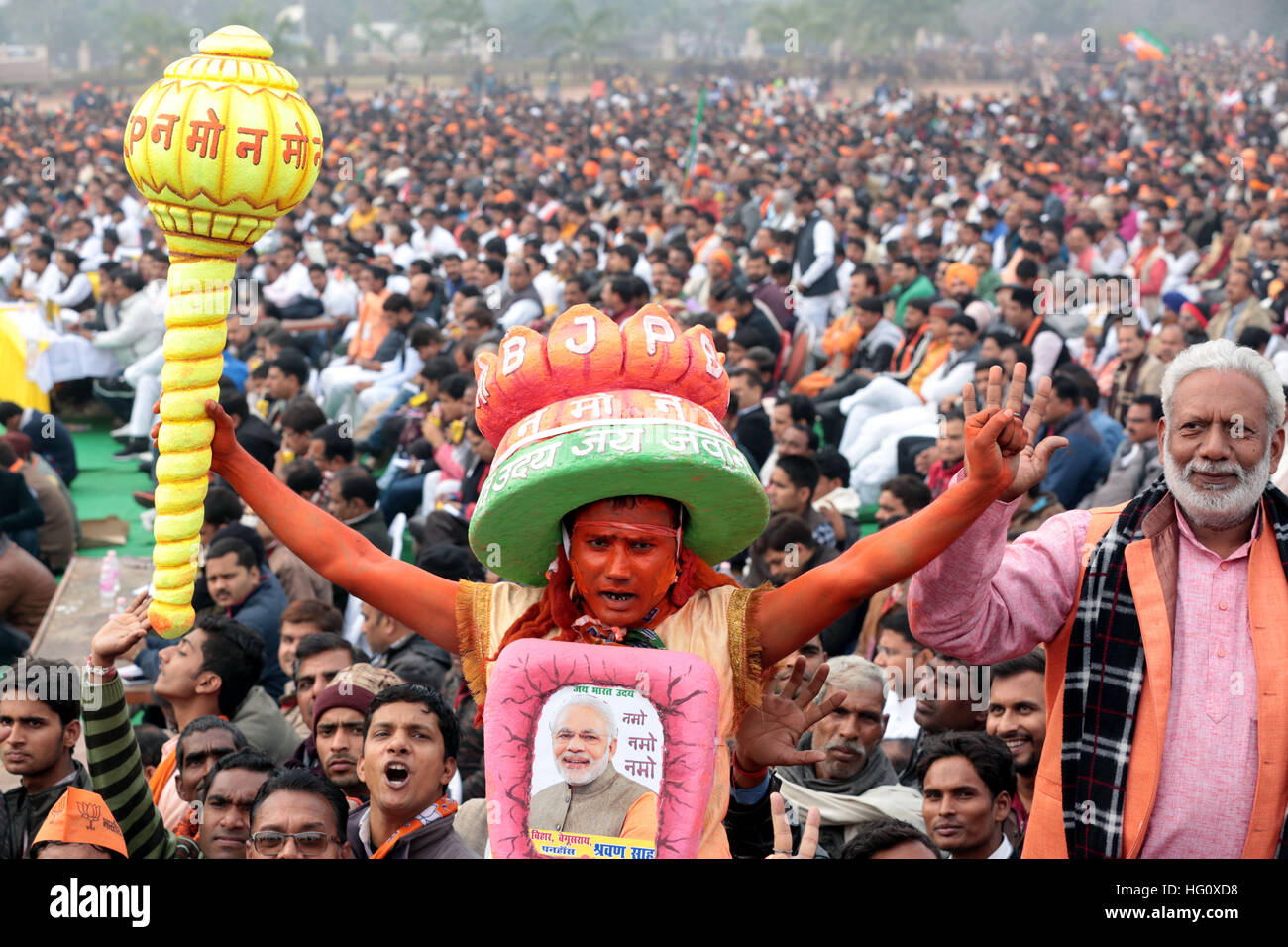 Indian political rally hi-res stock photography and images - Alamy