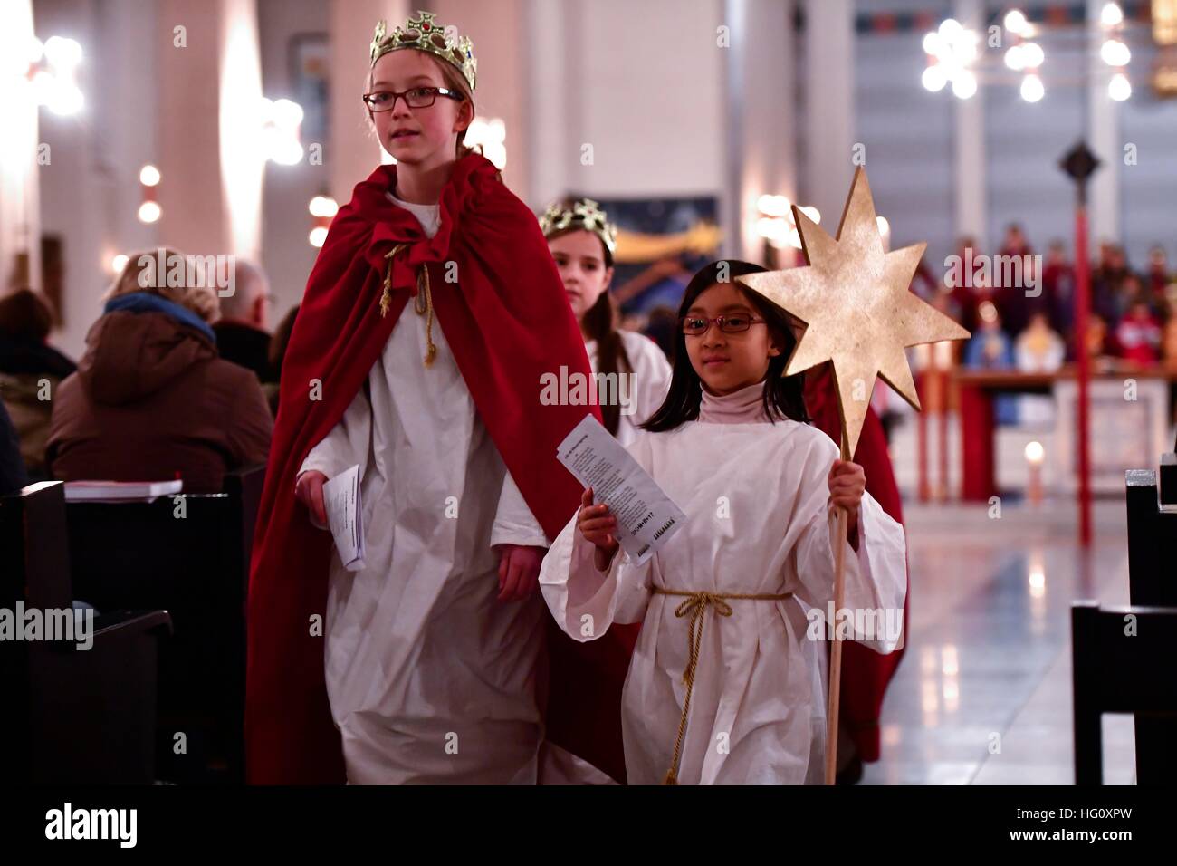 Leaving after mass hi-res stock photography and images - Alamy