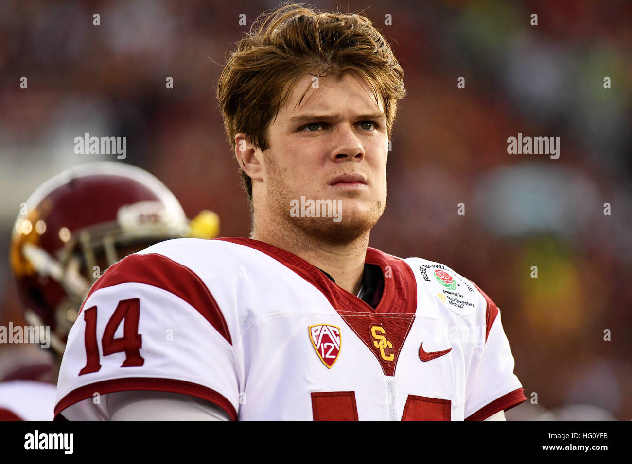 Pasadena, California, USA. 2nd Jan, 2017. Quarterback and game MVP Sam ...