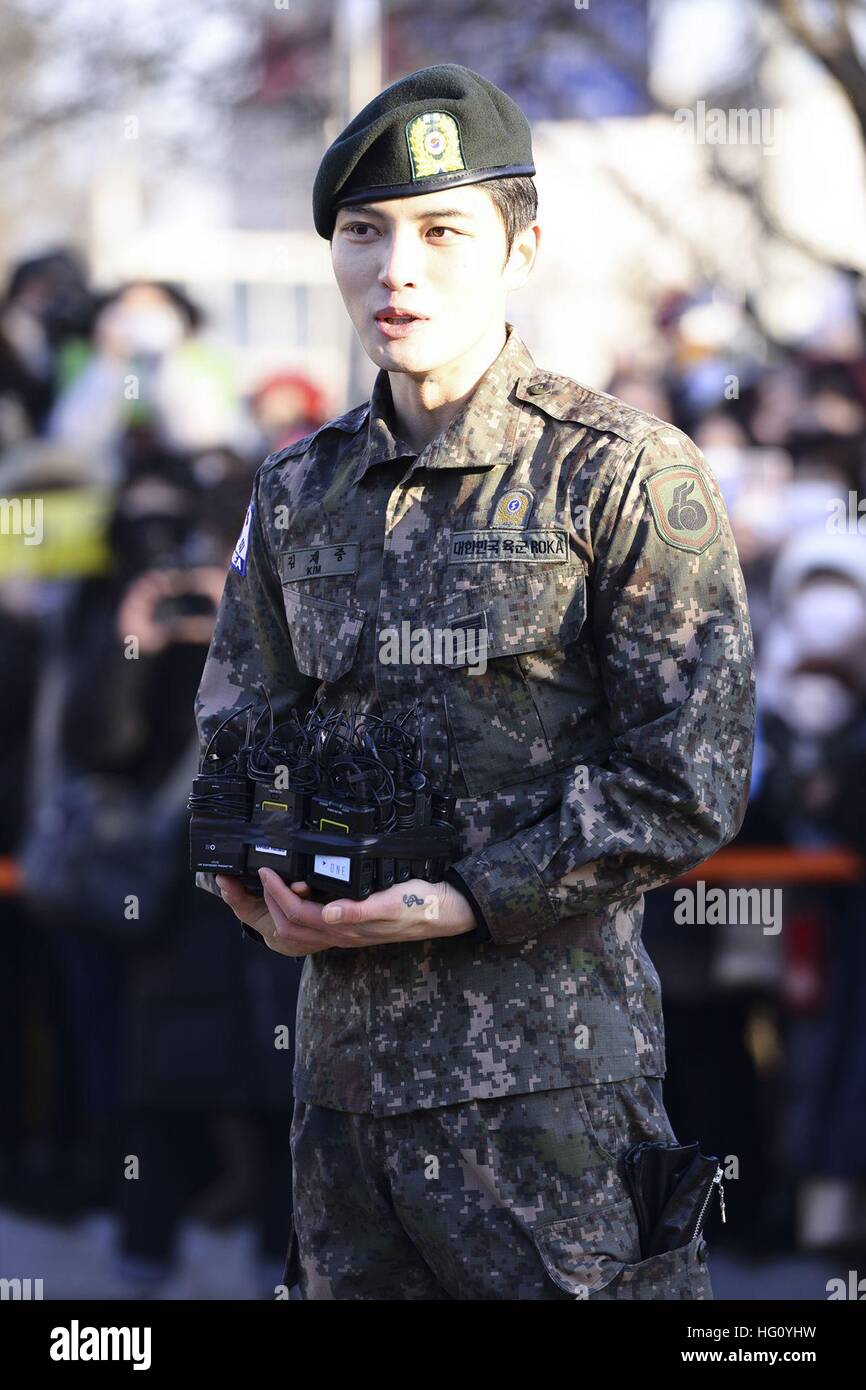 Seoul, Korea. 30th Dec, 2016. South Korean singer Jaejoong Kim of the ...