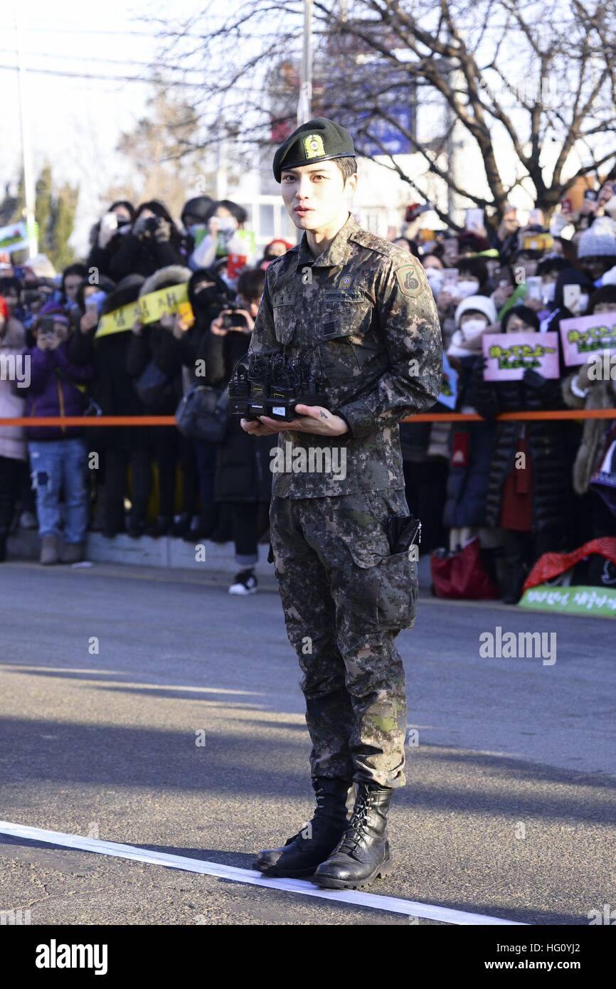 Seoul, Korea. 30th Dec, 2016. South Korean singer Jaejoong Kim of the ...