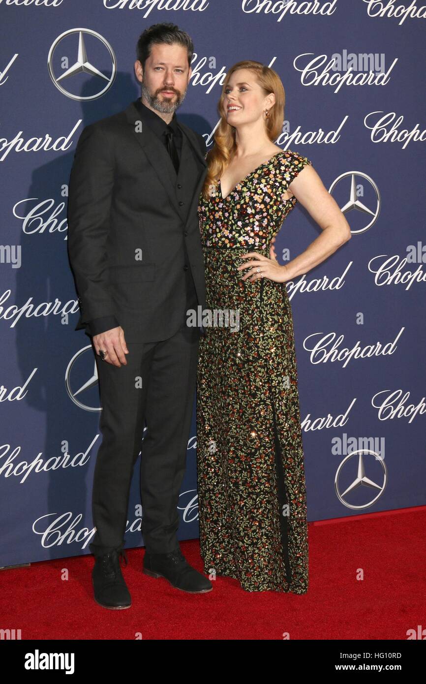 Palm Springs, CA. 2nd Jan, 2017. Darren Le Gallo, Amy Adams at arrivals ...