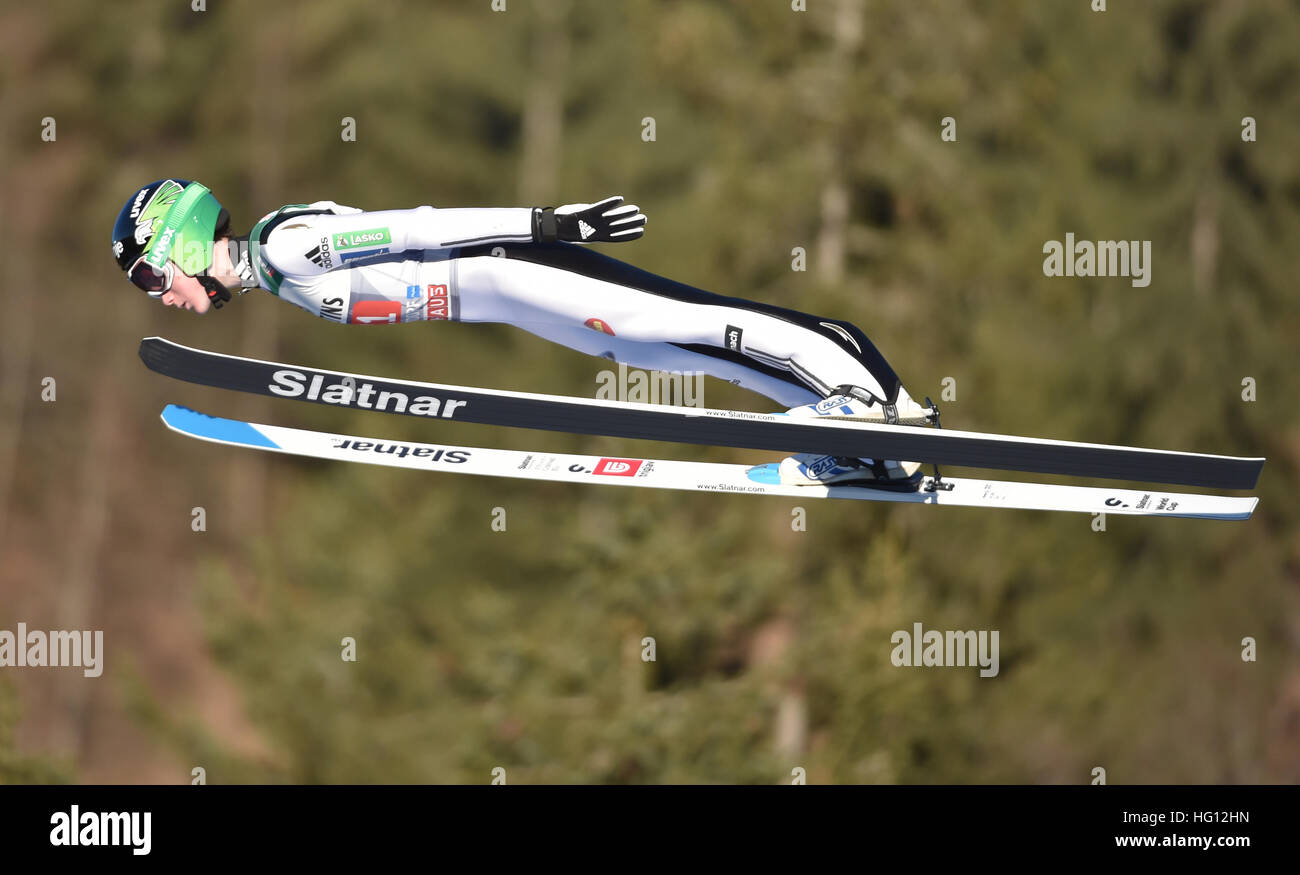 30.12.2017. Oberstdorf, Germany. Slovenian ski jumper Cene Prevc ...