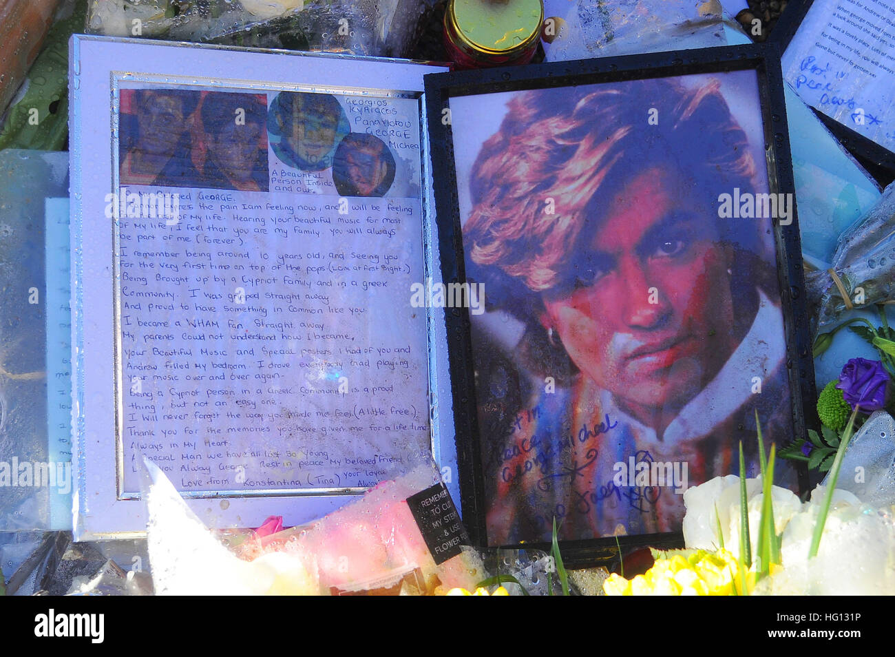 2017 george michael fans tr hi-res stock photography and images - Alamy