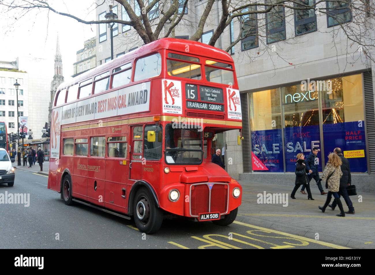 London, UK. 03rd Jan, 2017. Old Routemaster bus,. Sadiq Khan axes new ...