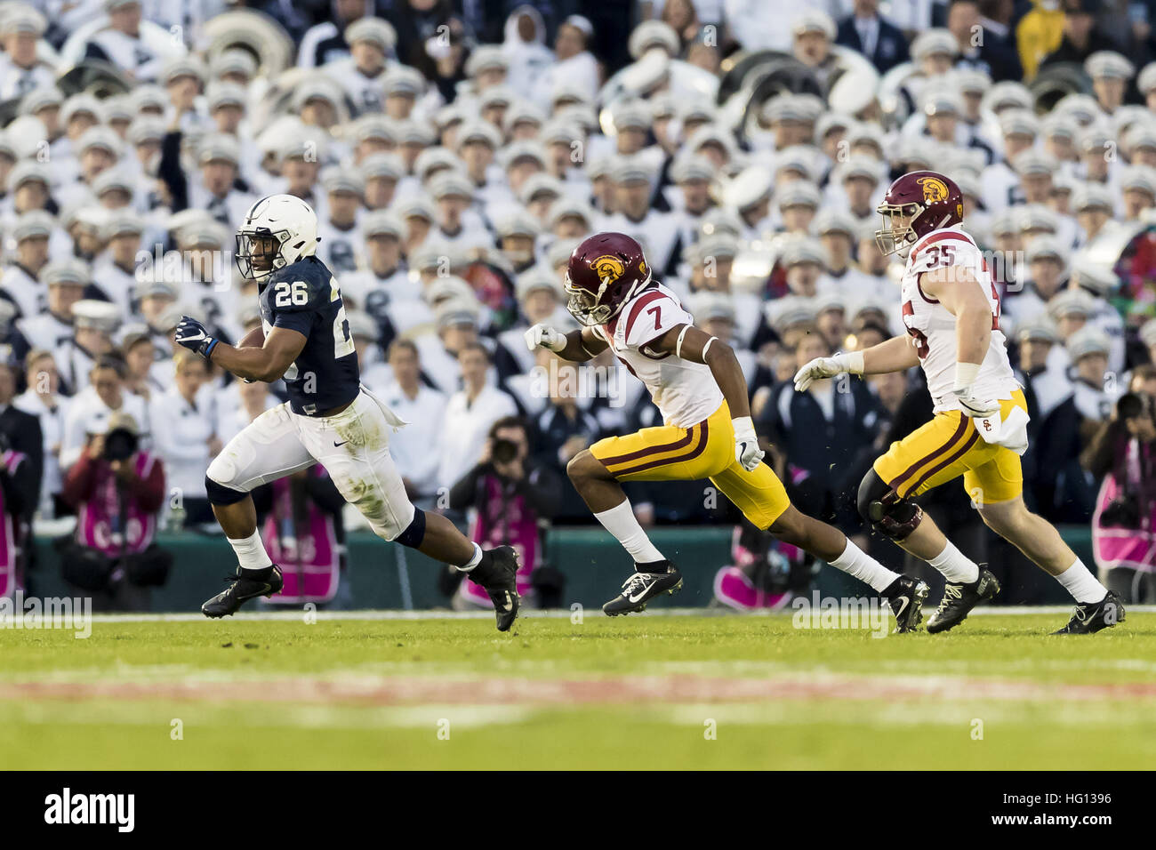 California, USA. 2nd Jan, 2017. Penn State running back Saquon Barkley ...