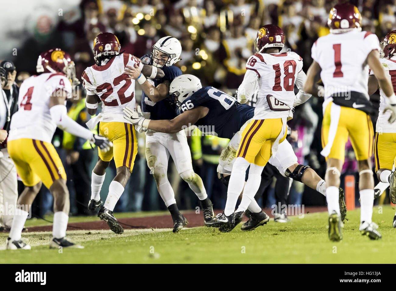California, USA. 2nd Jan, 2017. USC defensive back Leon McQuay III (22 ...