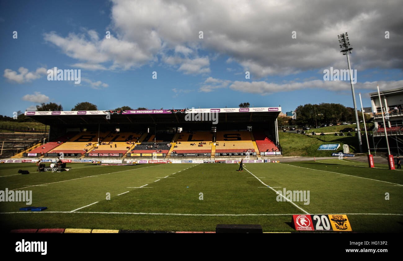 File Pics: General Stadium view of Odsal Stadium the home of Bradford ...