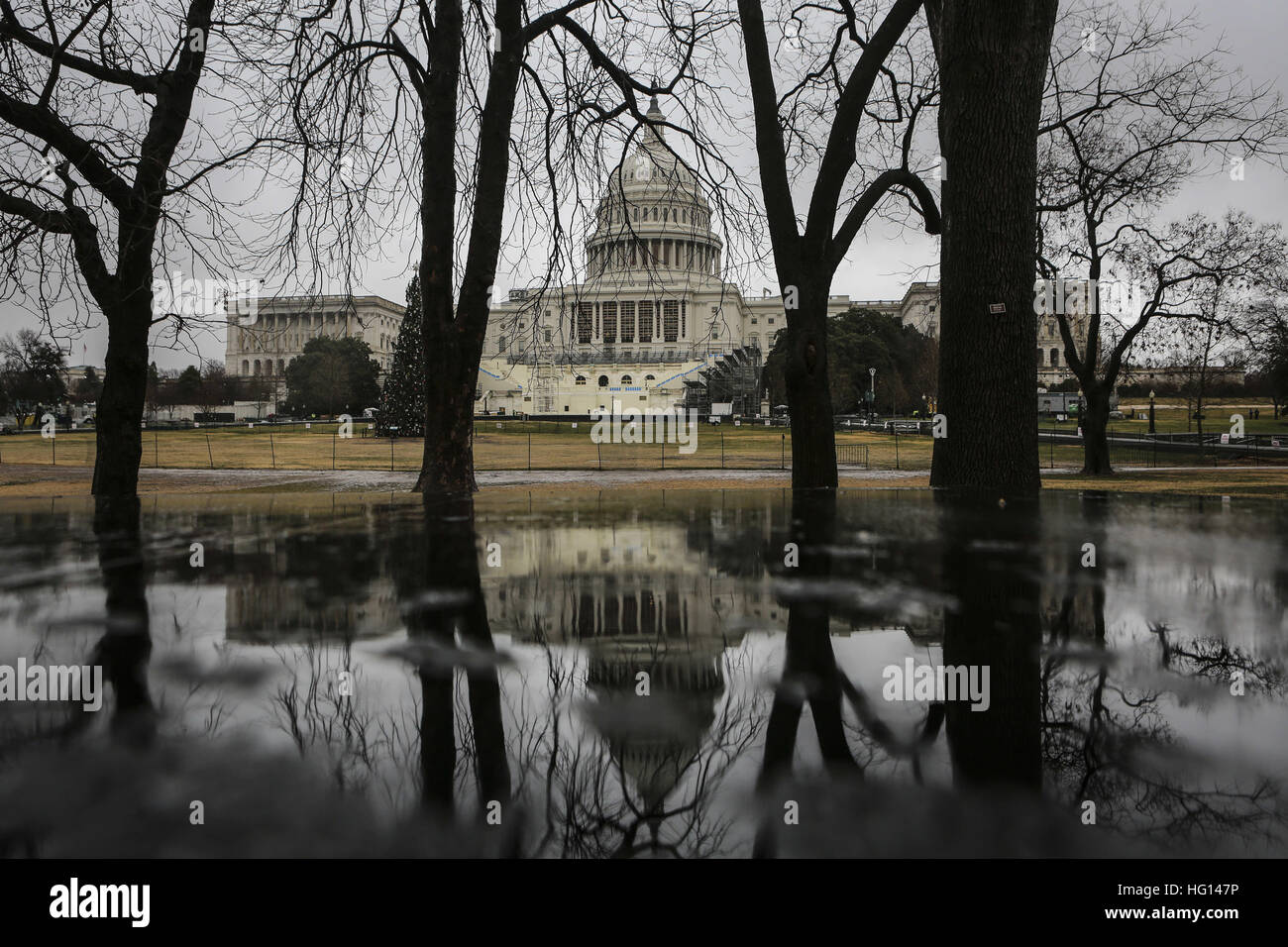 Washington, D.C, USA. 3rd Jan, 2017. The U.S. Capitol Building is ...