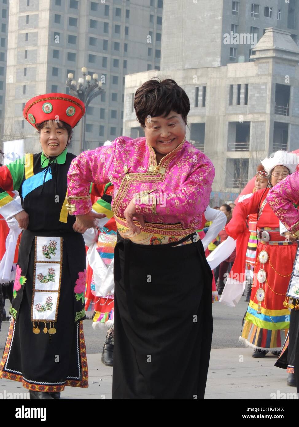 Xinin, Xinin, China. 4th Jan, 2017. Xining, CHINA-January 1 2017 ...