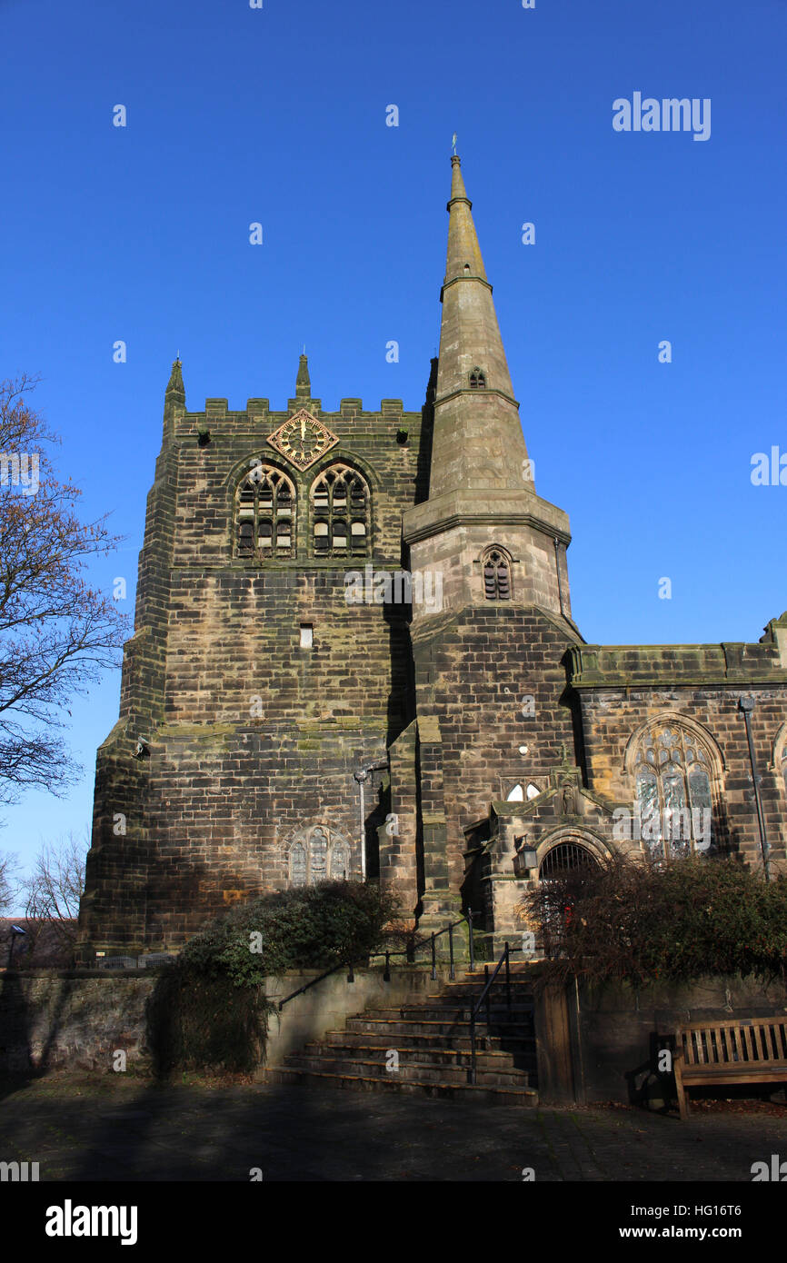 Ormskirk, Lancashire, UK. 04th Jan, 2017. Ormskirk Parish Church ...
