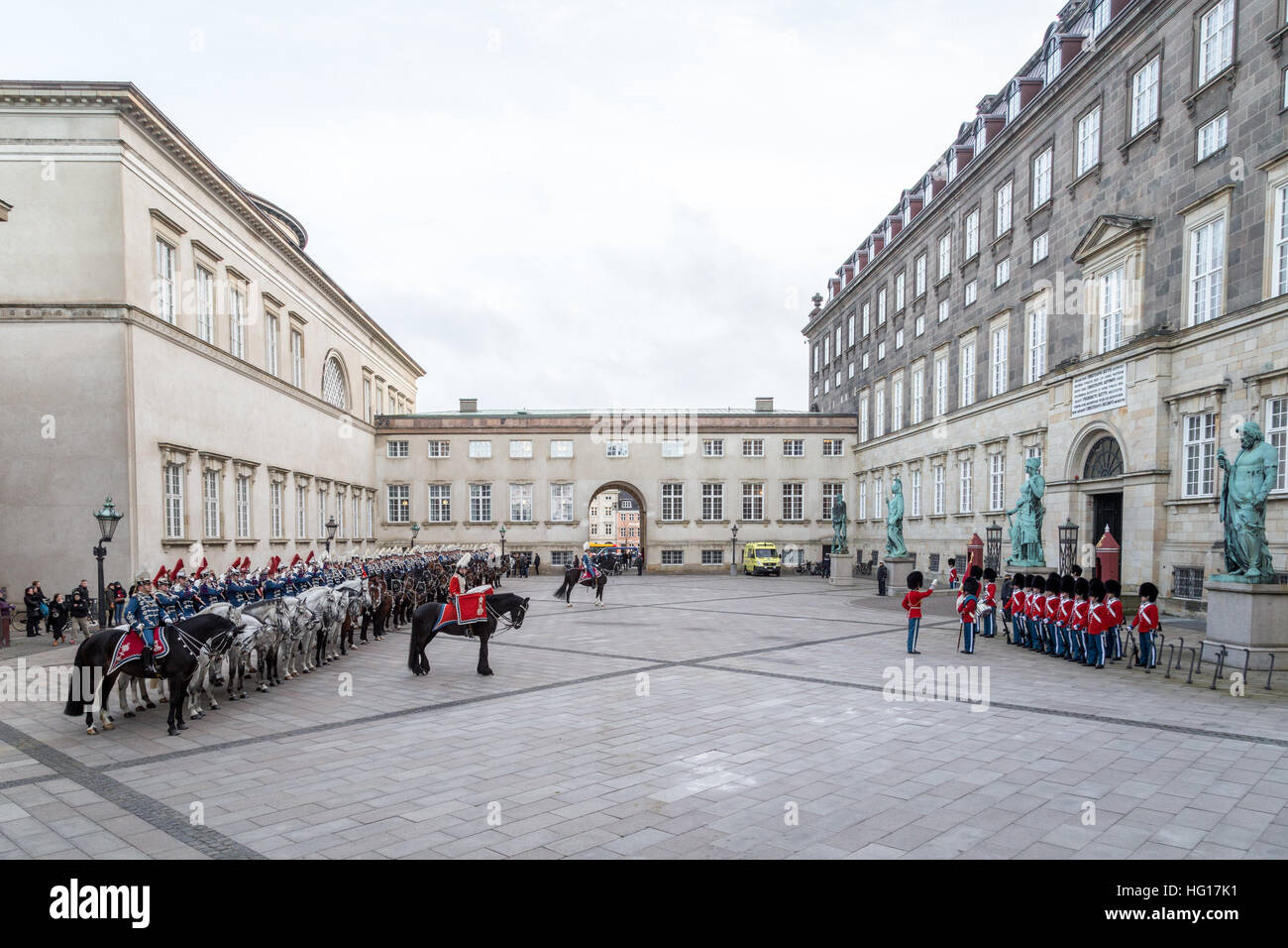 Queen Margrethe Guards High Resolution Stock Photography and Images - Alamy