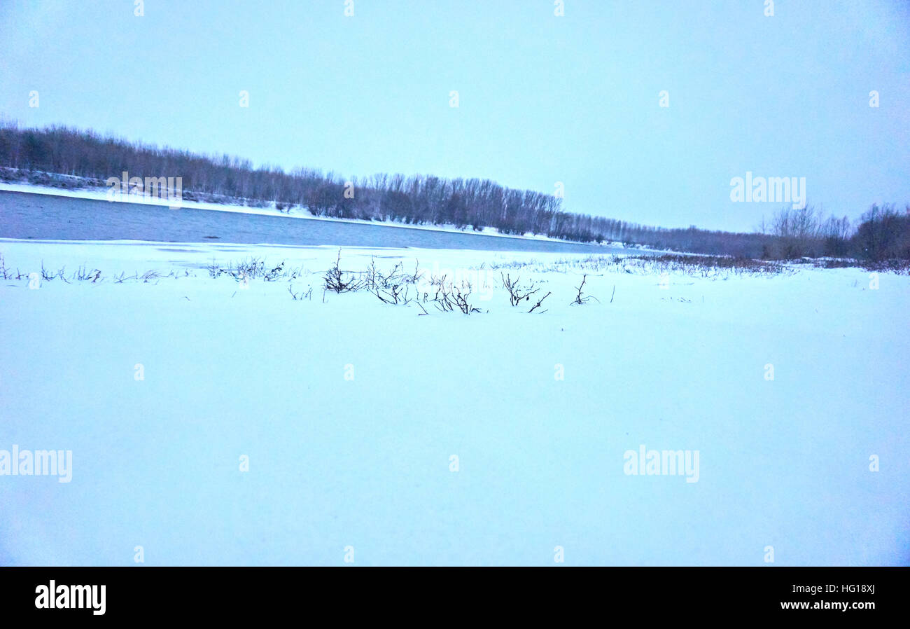The winter is here! snow and snowflakes is everywhere Stock Photo - Alamy