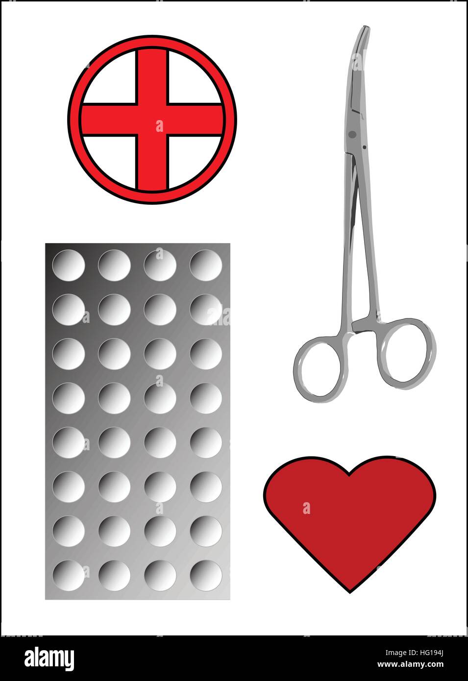 Pill tablets medicine Stock Vector Images - Alamy