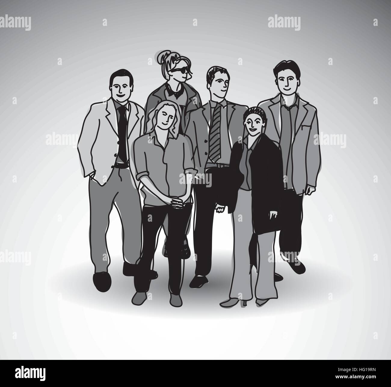 Men meeting shadow Stock Vector Images - Alamy