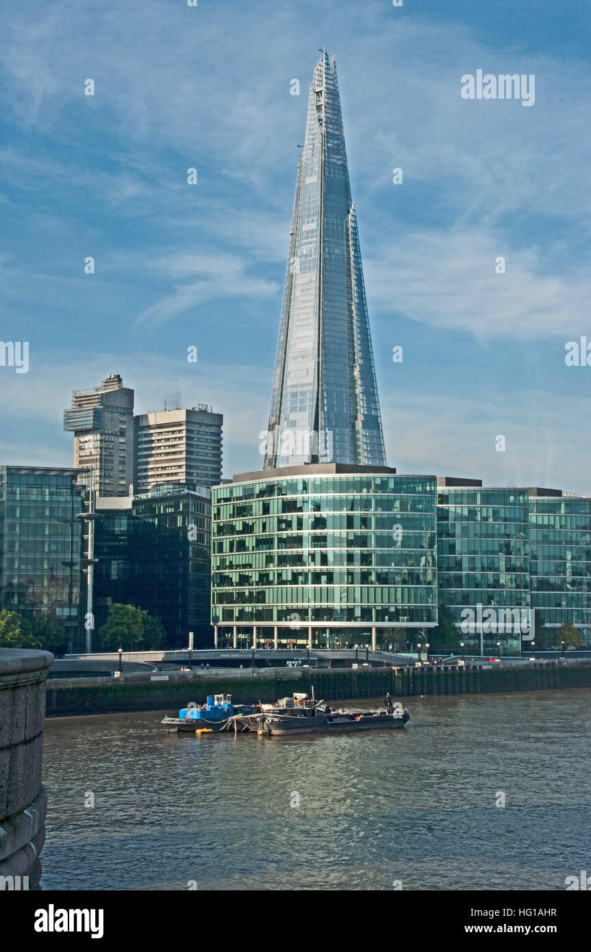 London, The Shard Skyscraper, River Thames, England Stock Photo - Alamy