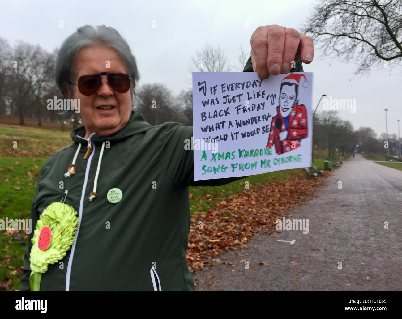David Bishop of the Bus Pass Elvis party at Forest Recreation Ground in ...