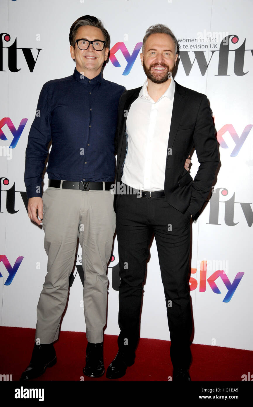 Chris Steed and Stephen Webb attending the 2016 Women in Film & TV ...