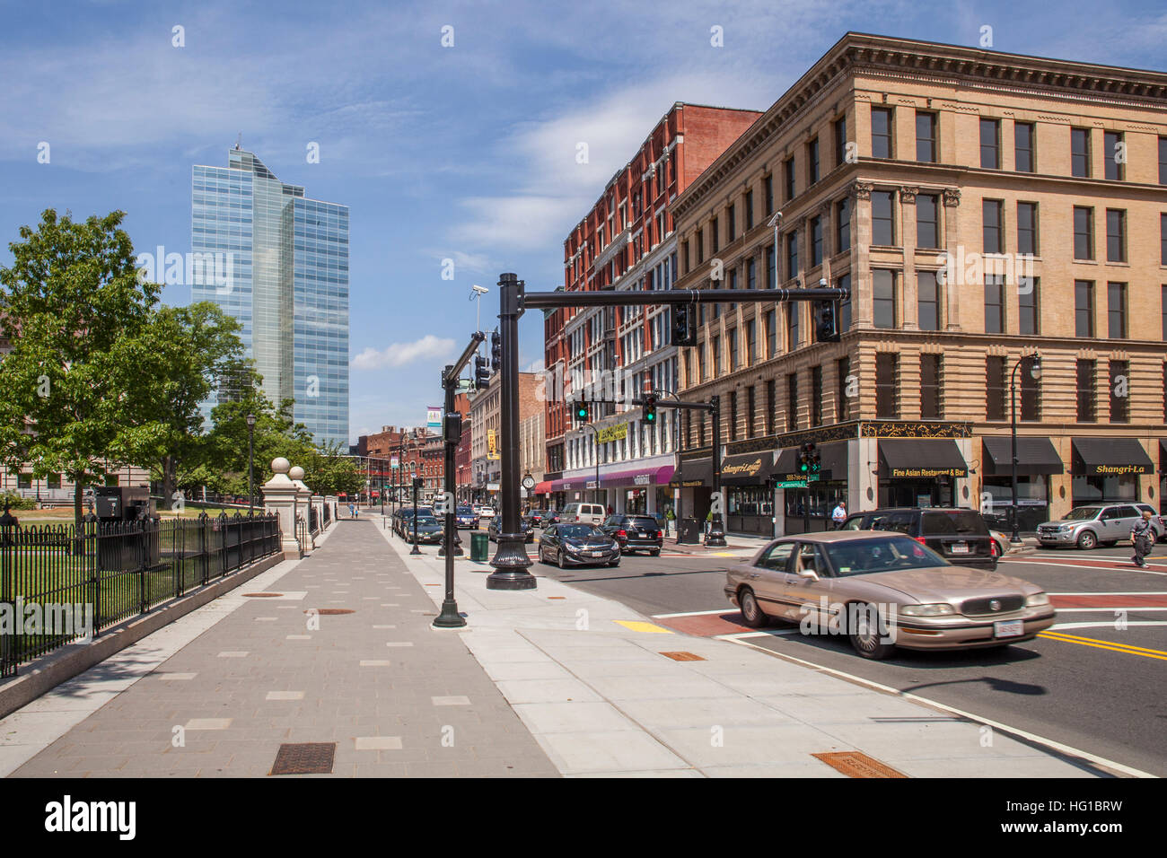 Worcester Common in downtown Worcester, Massachusetts Stock Photo - Alamy