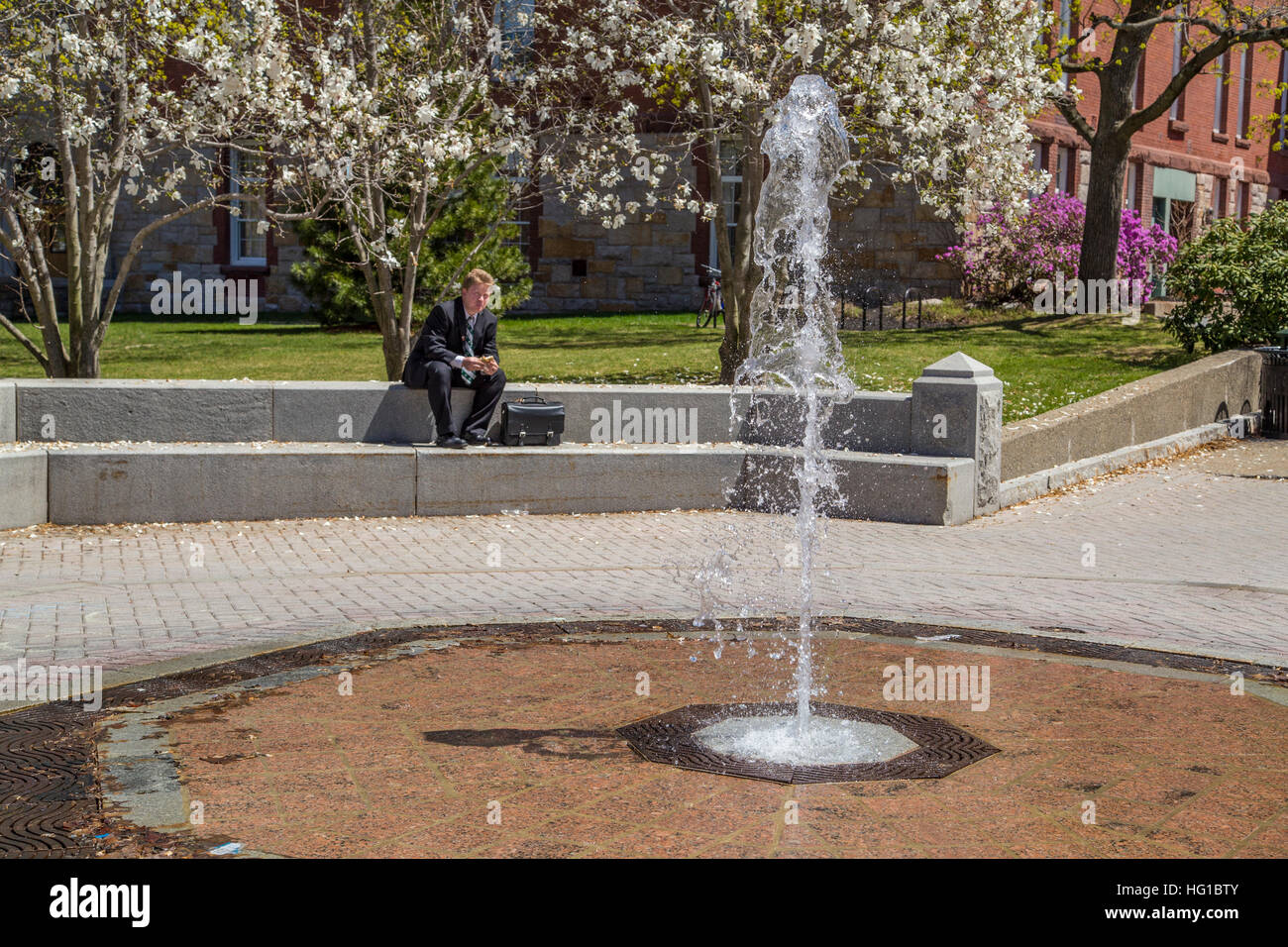 Worcester Polytech campus Worcester, Massachusetts Stock Photo - Alamy