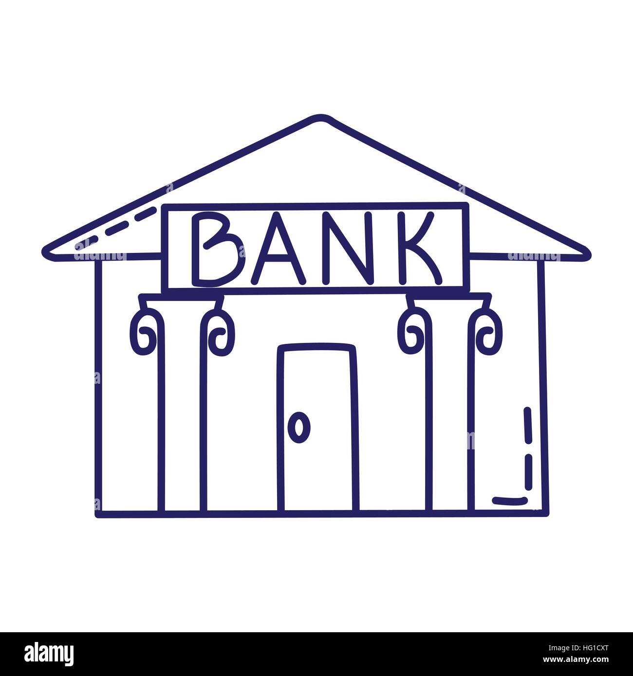 Line at bank Stock Vector Images - Alamy