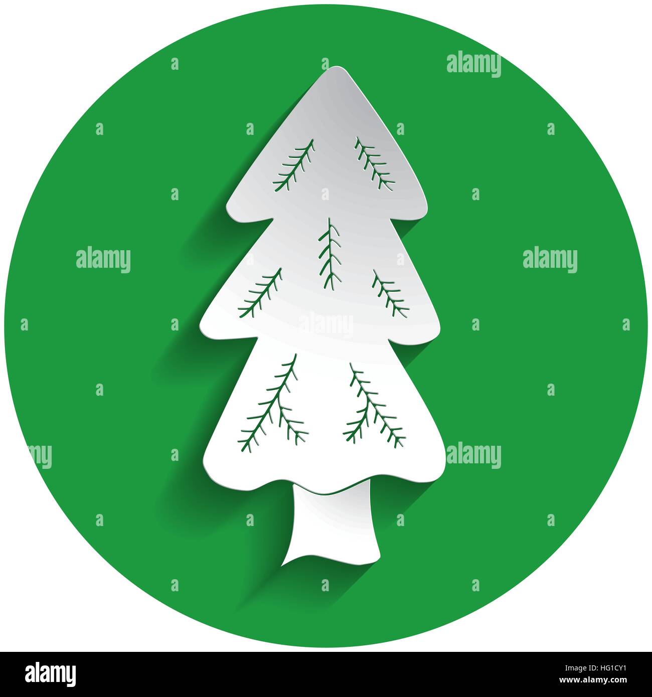 Green spruce Stock Vector Images - Alamy