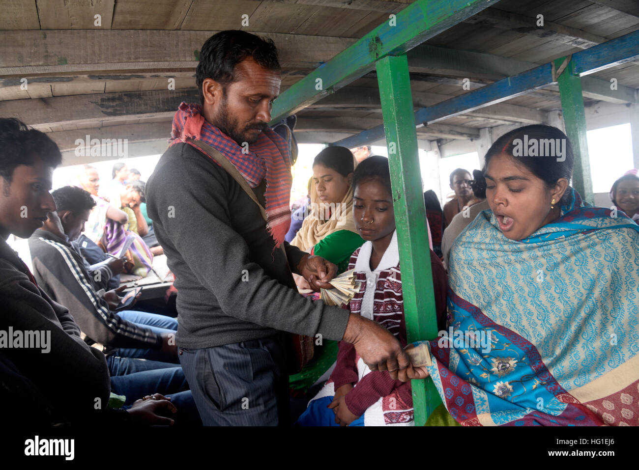 Ticket collector india hi-res stock photography and images - Alamy