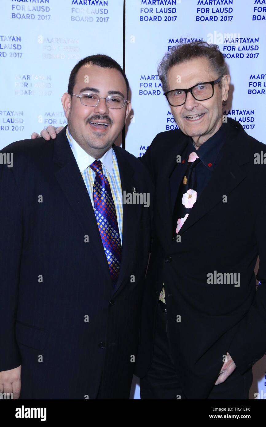 Greg Martayan and Joseph Bologna attending an event honouring Gregory ...