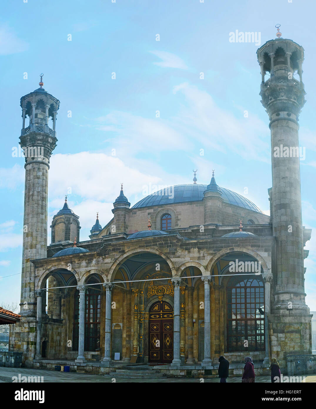 The Aziziye Mosque boasts the unusual architectural mix of styles ...
