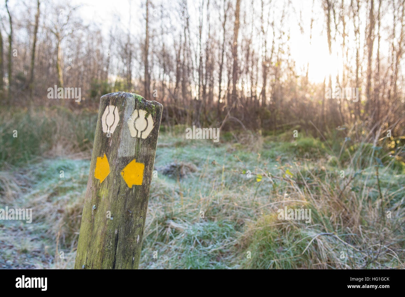 West highland way sign hi-res stock photography and images - Alamy