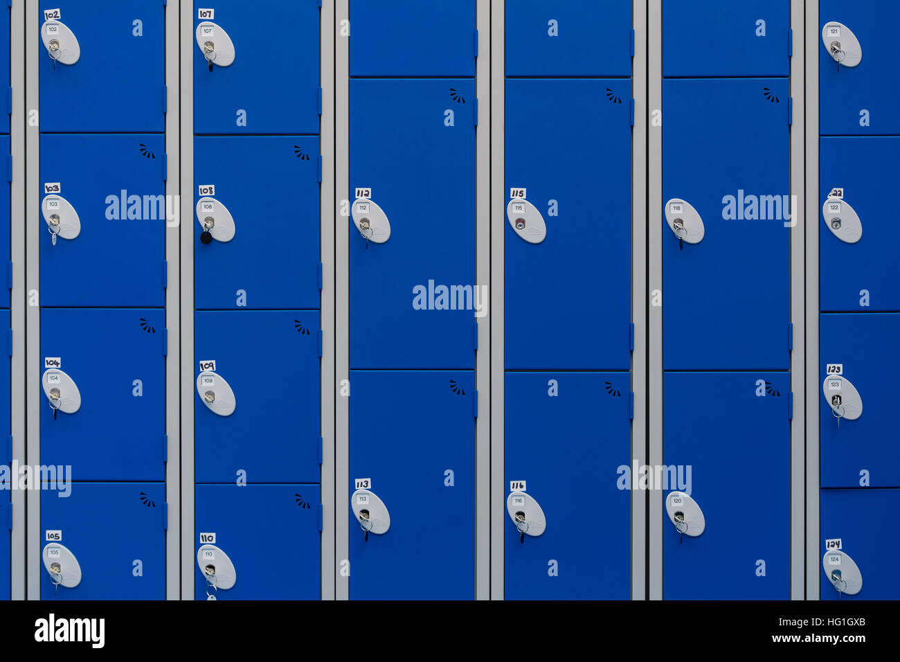 Sport lockers hi-res stock photography and images - Alamy