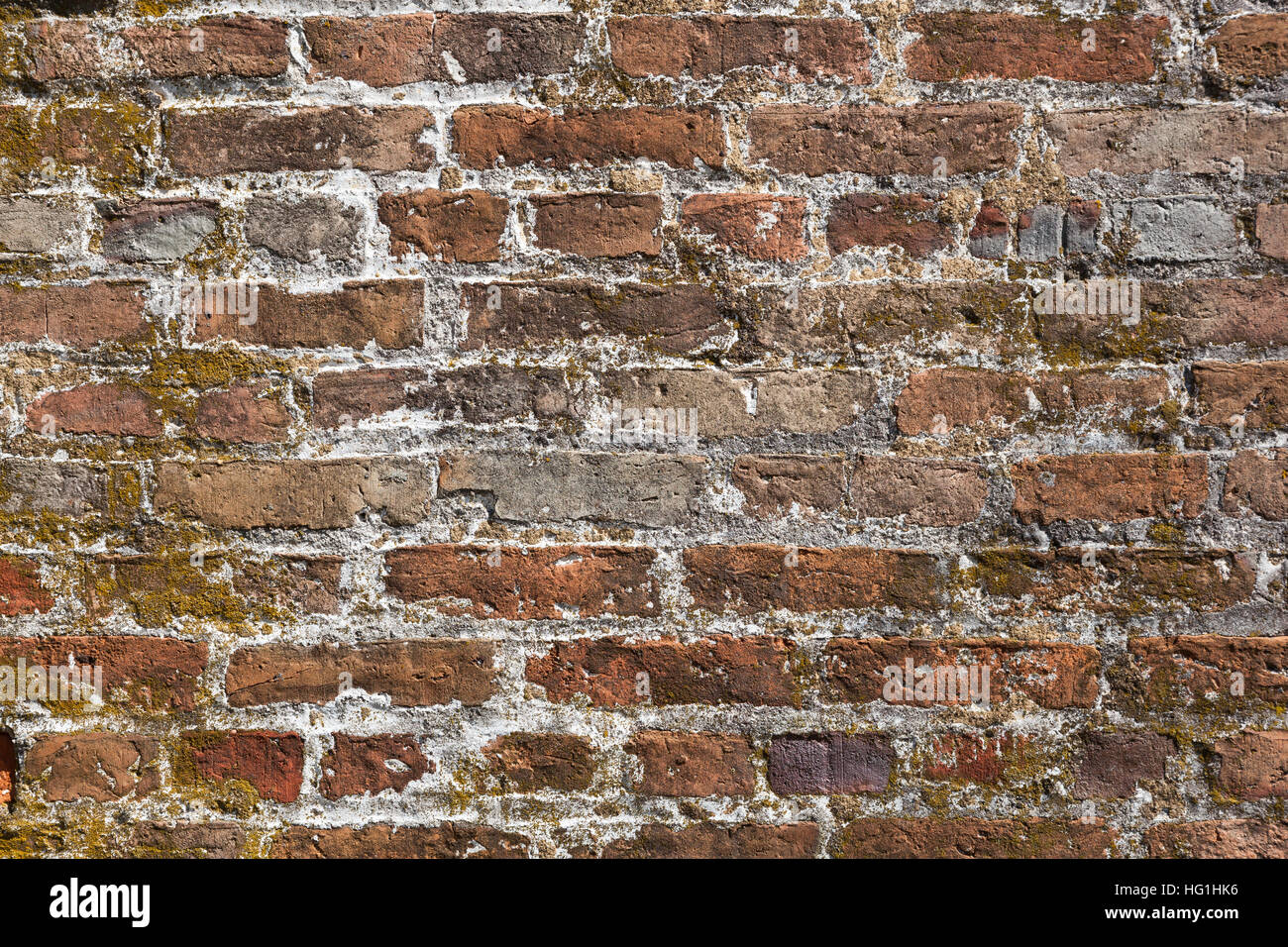Details of old, weathered brickwork in a brick wall. Image would work ...