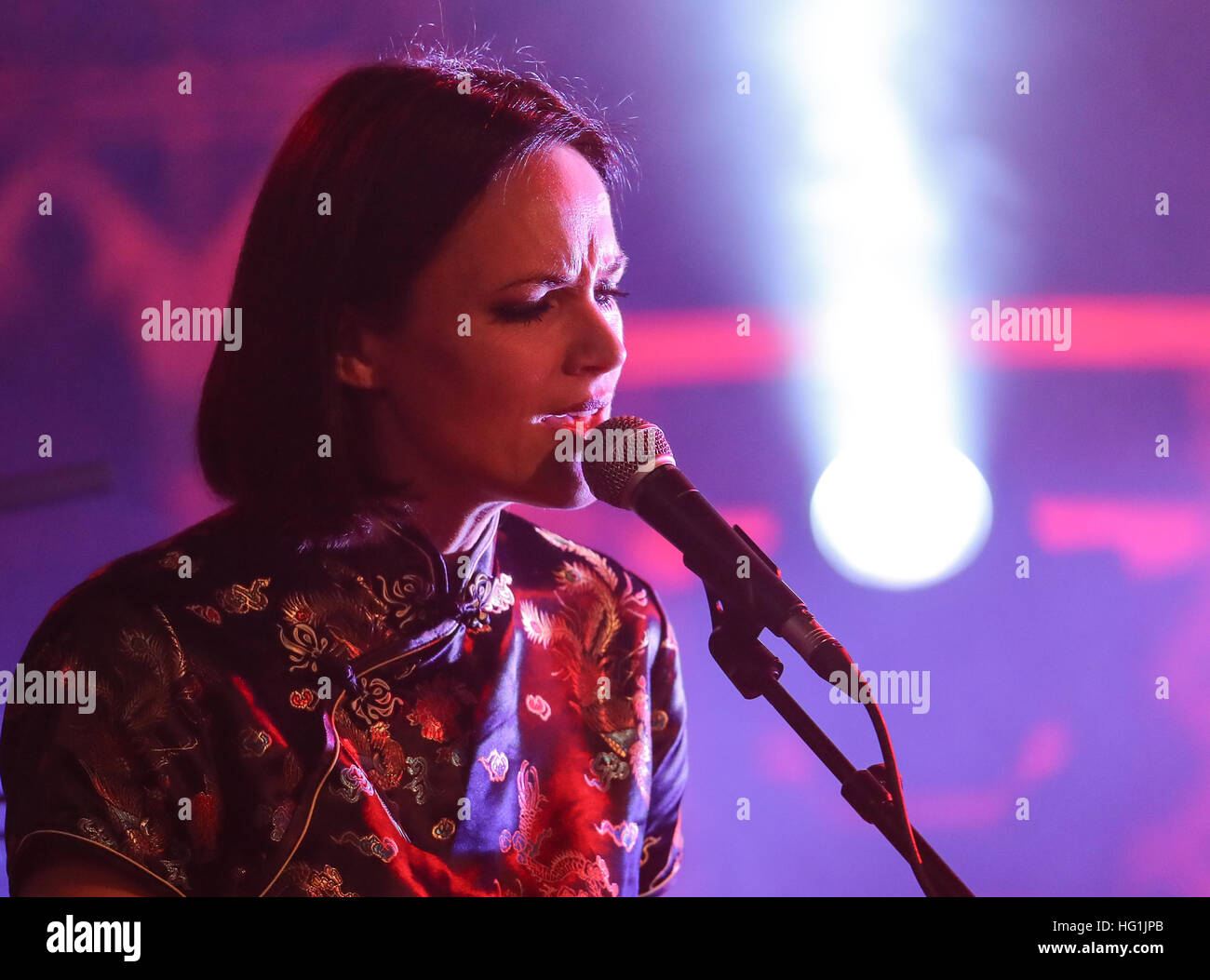 Performers at the Union Chapel as part of The Flying Seagull Project's ...
