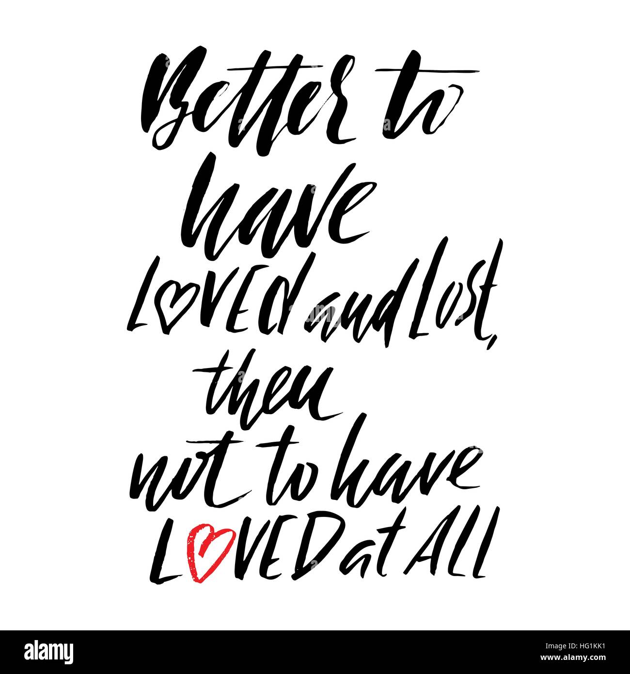 Hand Lettered Inspirational Quote Hand Brushed Ink Lettering Modern