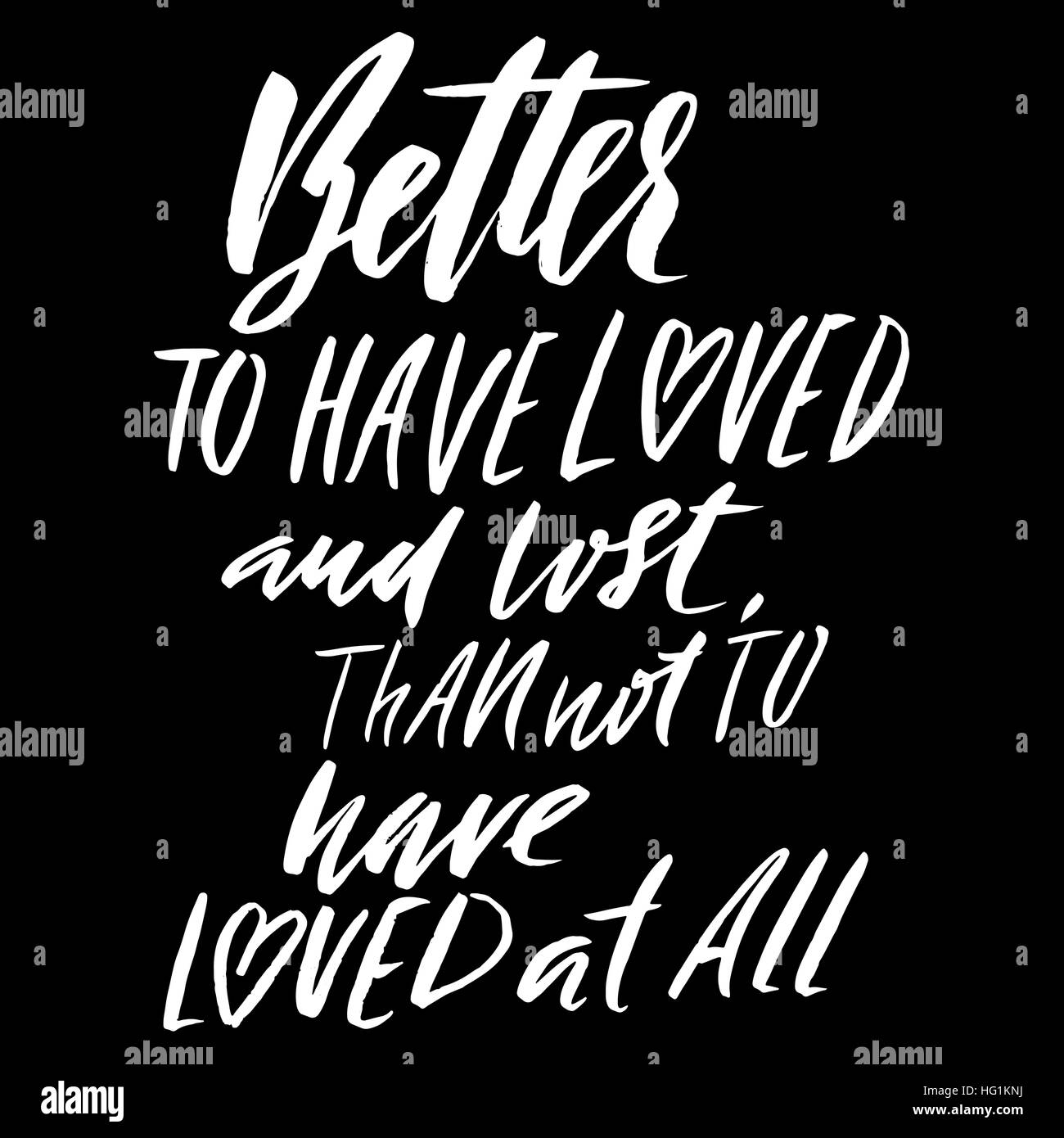 Hand lettered inspirational quote. Hand brushed ink lettering. Modern ...