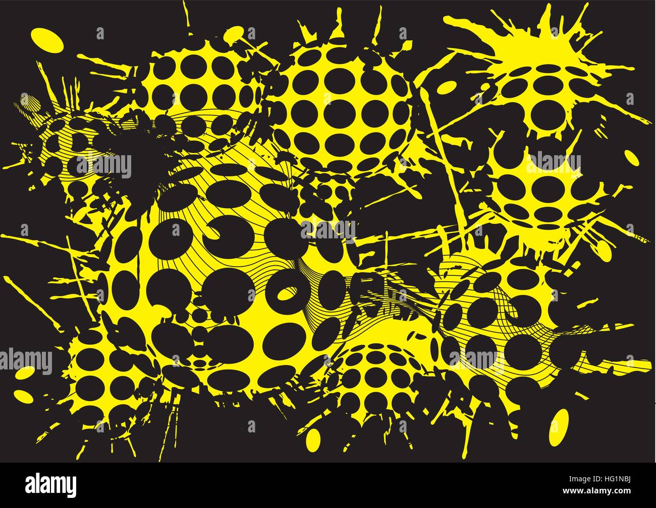 Yellow balls Stock Vector Images - Alamy