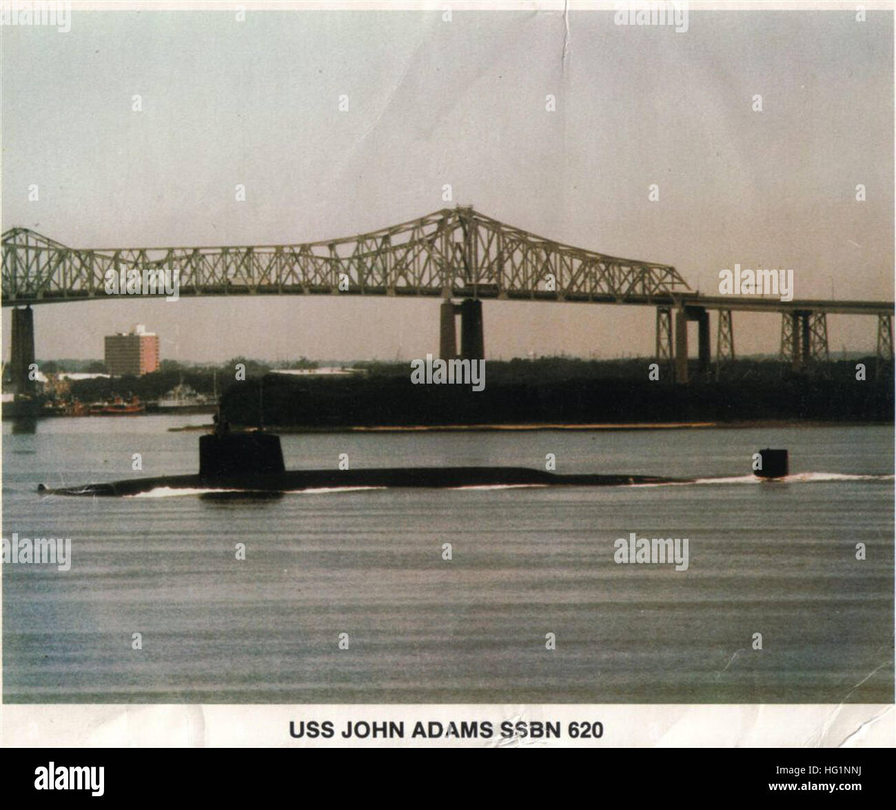 USS John Adams (SSBN-620), a United States Navy Lafayette-class ...