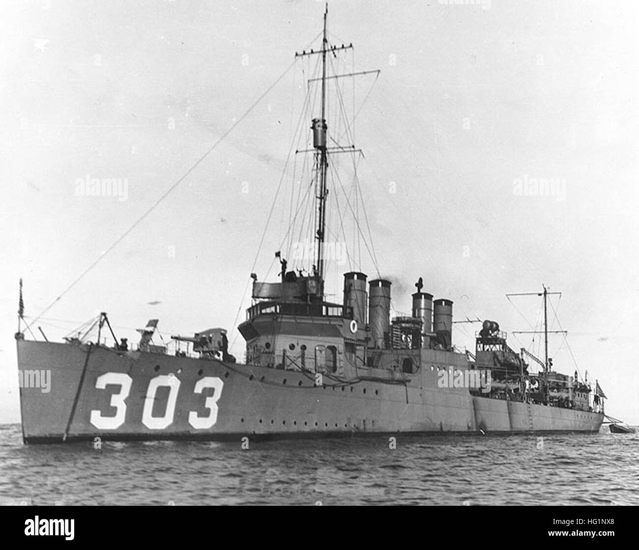USS Reno (DD-303 Stock Photo - Alamy