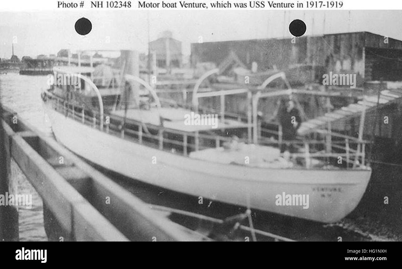 USS Venture (SP-616) was a U.S. Navy patrol vessel commissioned during ...