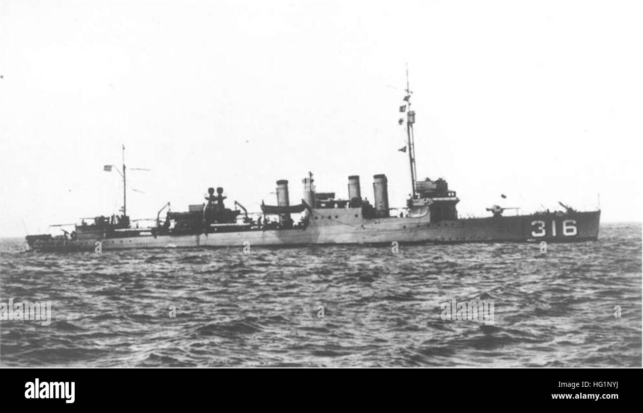 USS Sloat (DD-316 Stock Photo - Alamy