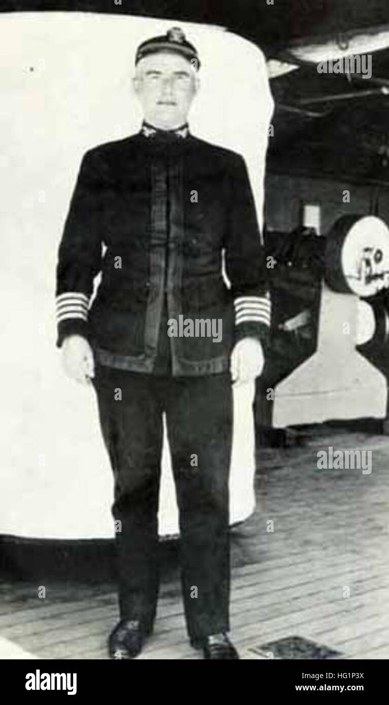 William Ledyard Rodgers as captain Stock Photo - Alamy