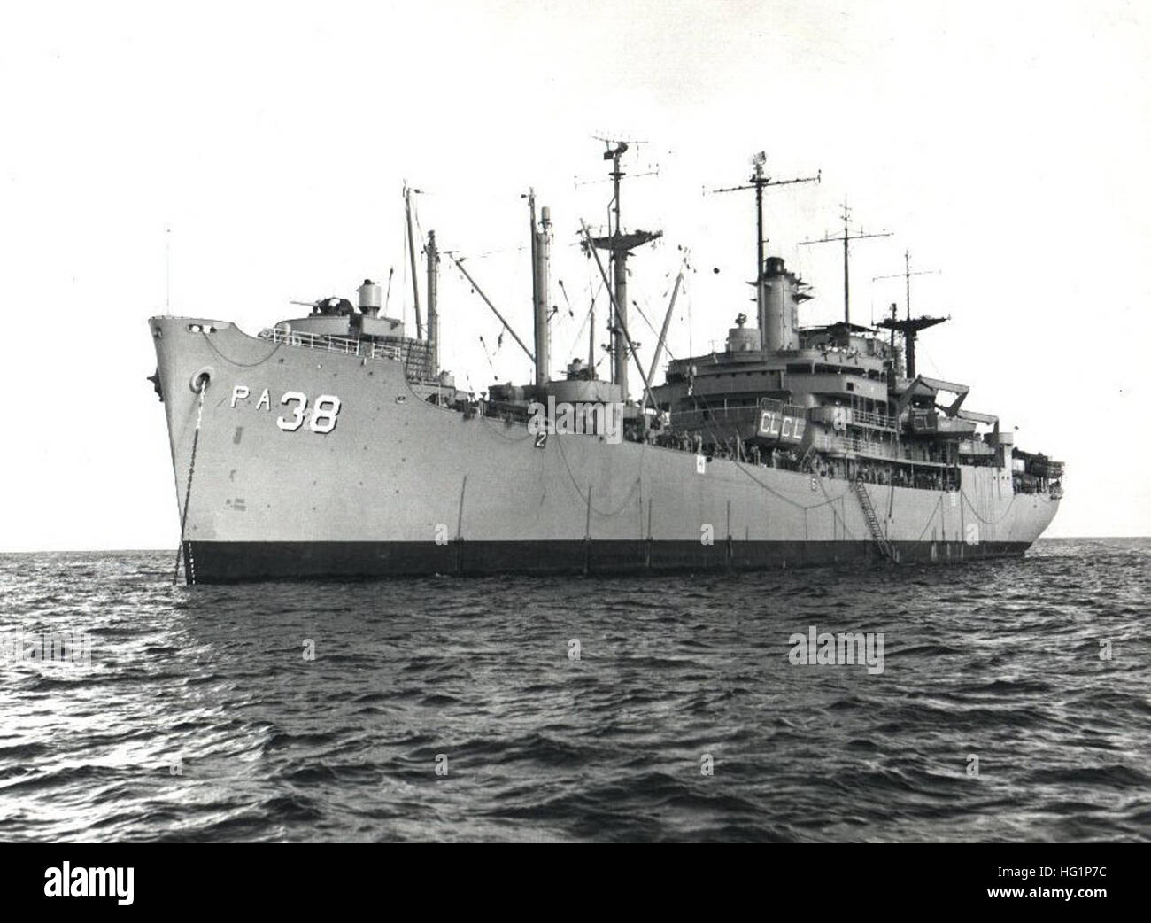 USS Chilton APA-38 Stock Photo - Alamy