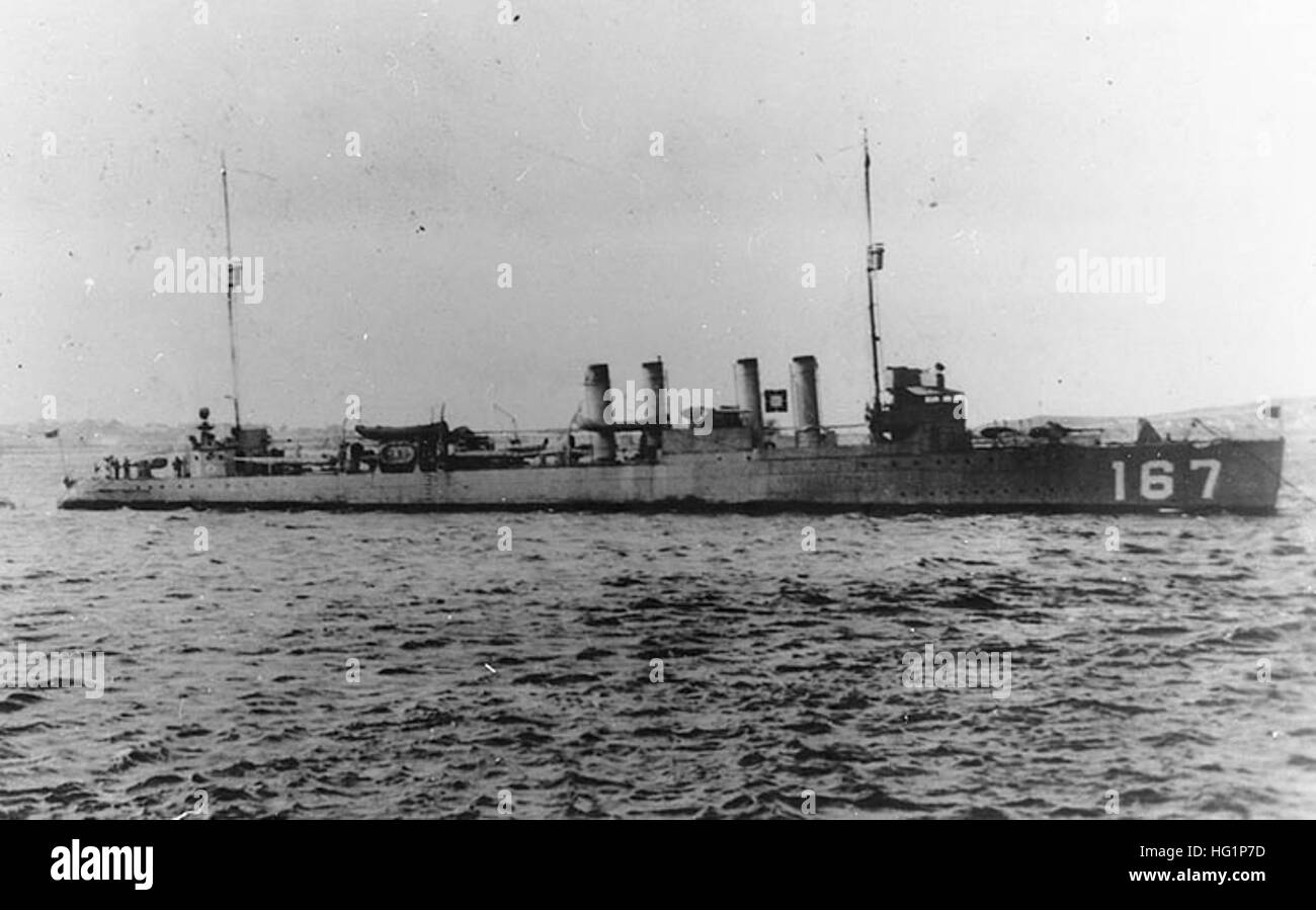 USS Cowell (DD-167 Stock Photo - Alamy