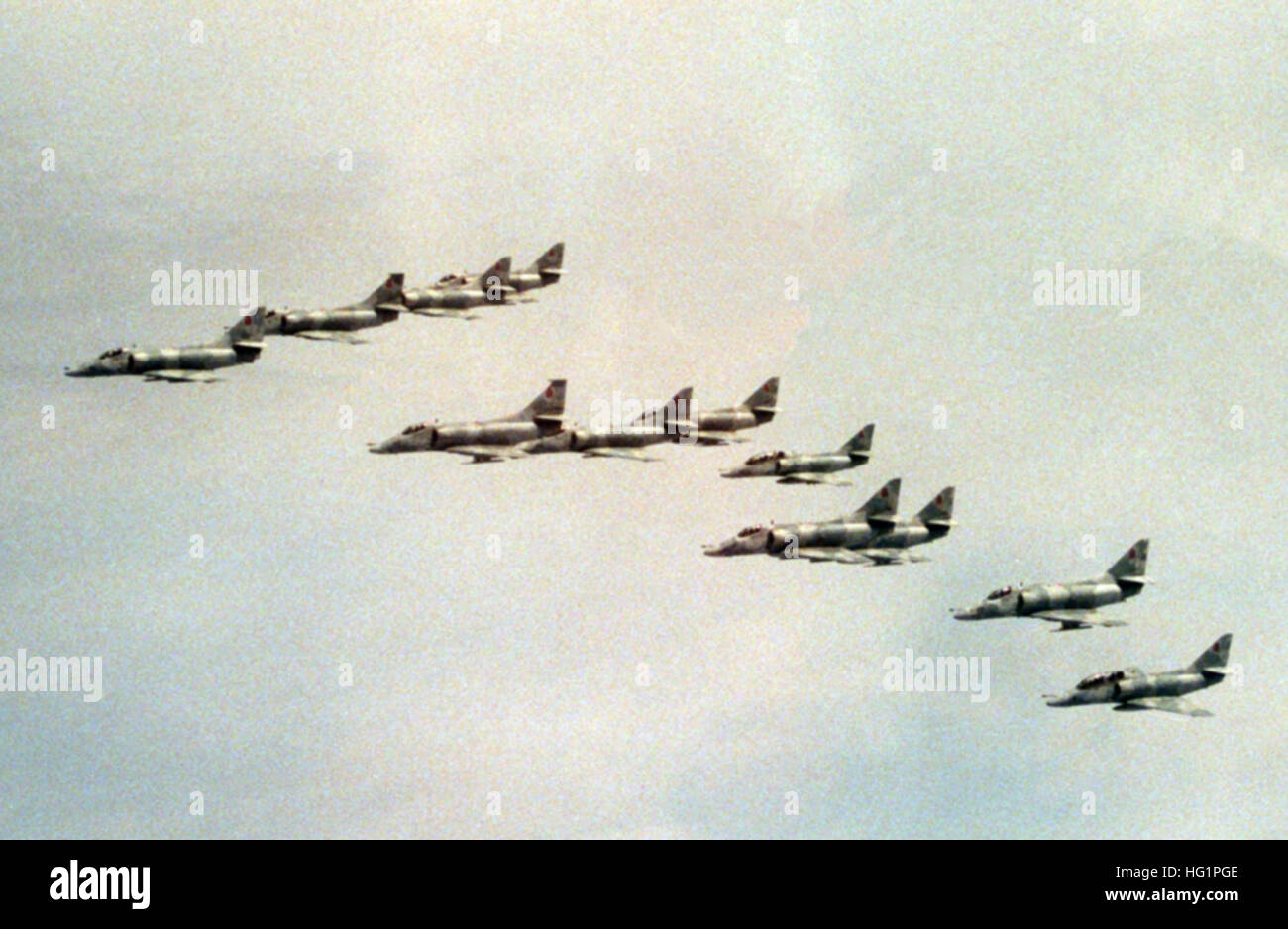 VF-43 Skyhawks on final flight 1993 Stock Photo - Alamy