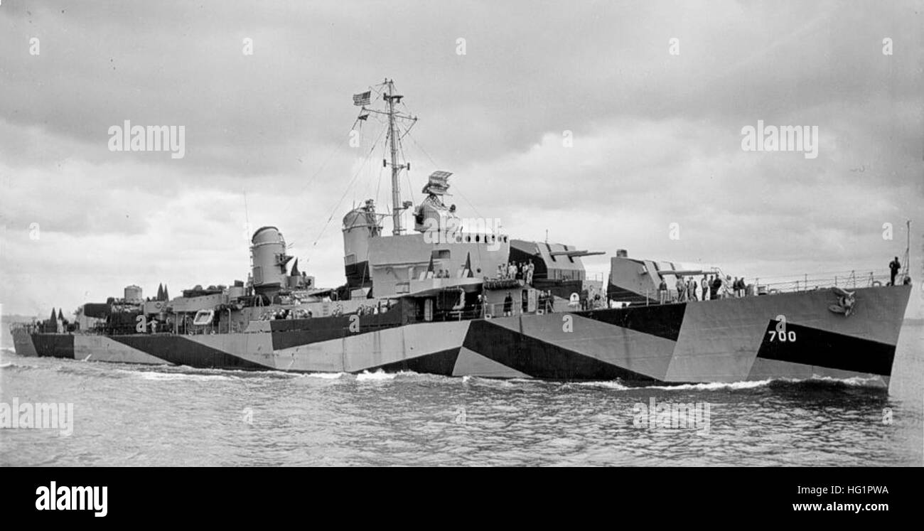 USS Haynsworth (DD-700 Stock Photo - Alamy