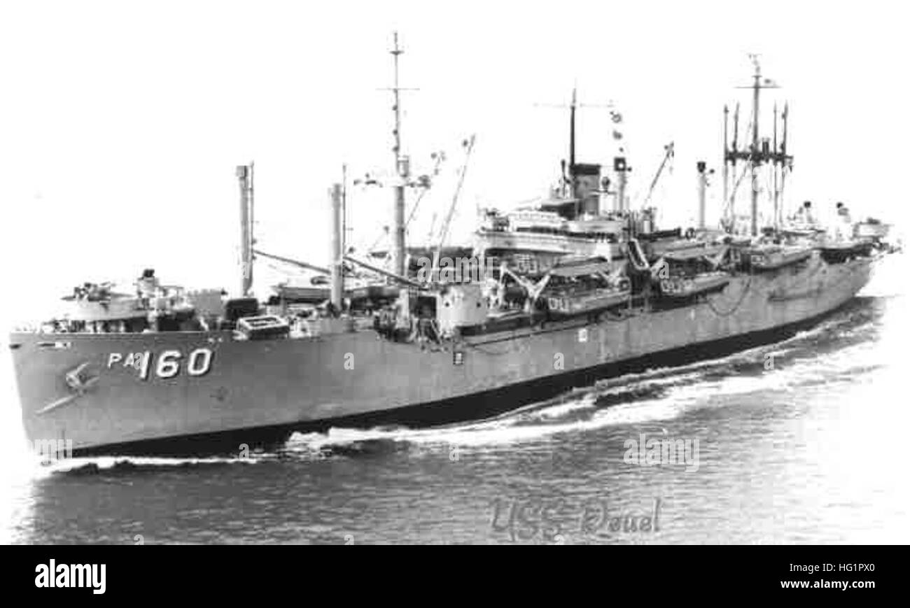 USS Deuel APA-160 Stock Photo - Alamy